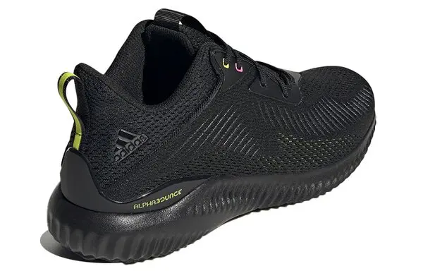 Adidas Alphabounce Ek Low Top Sneakers - Black