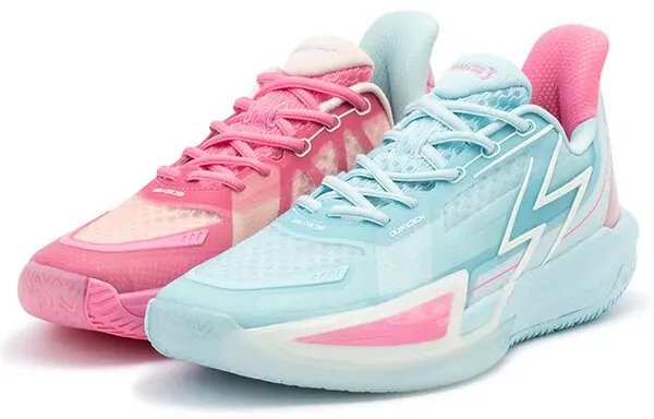 361 DEGREES Big3 4.0 Quick "inverted Mandarin Duck" Athletic Shoes - Blue/pink