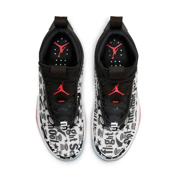 JORDAN Air 36 'flight School' Sneakers - Black/white/red