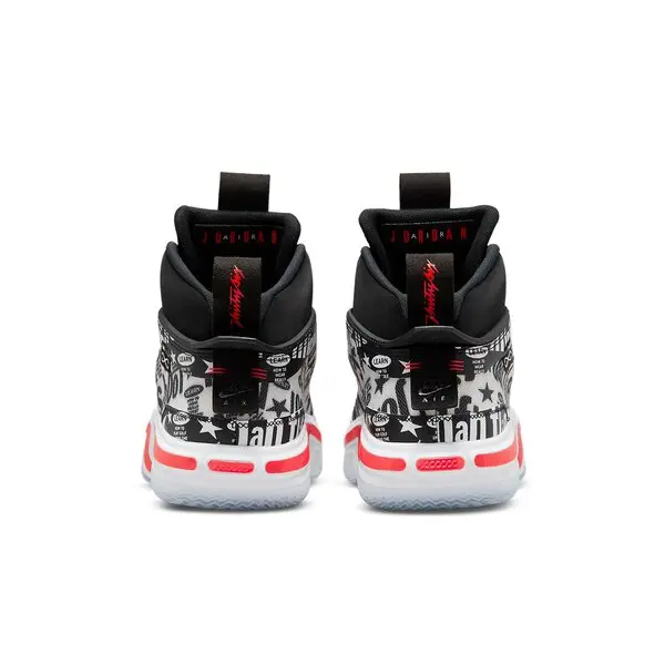 JORDAN Air 36 'flight School' Sneakers - Black/white/red