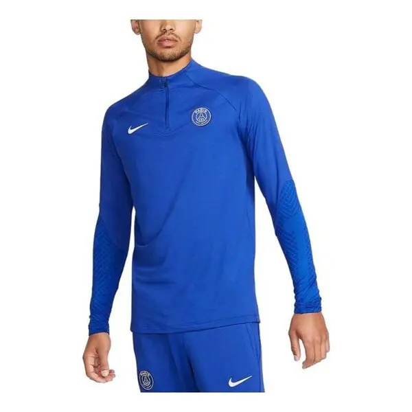 Nike X Paris Saint-germain Dri-fit Knit Football Drill Top - Blue