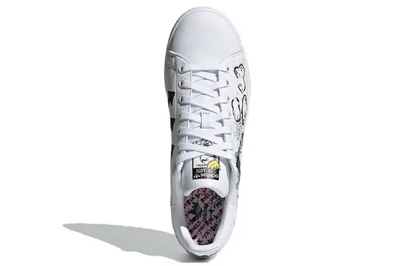 Adidas Kasing Lung X Disney X Stan Smith 'labubu Mickey Mouse' Sneakers - White/black
