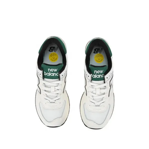 NEW BALANCE 574 "white Green" Sneakers - White/green