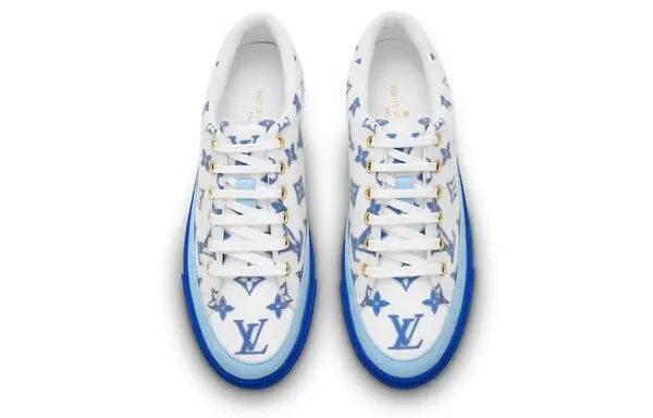 LOUIS VUITTON Stellar Low-top Sneakers - White/blue