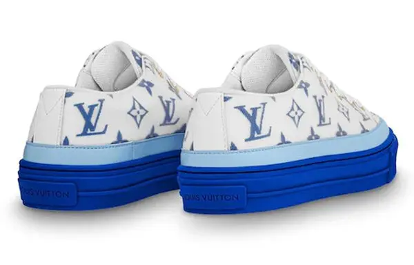 LOUIS VUITTON Stellar Low-top Sneakers - White/blue