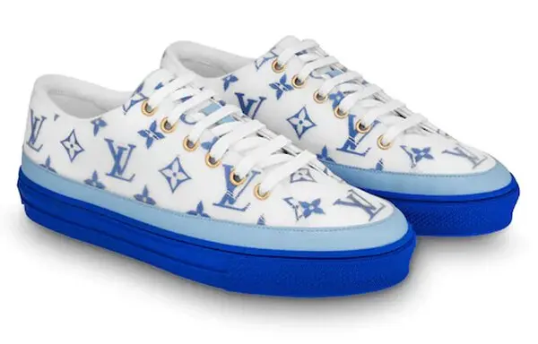 LOUIS VUITTON Stellar Low-top Sneakers - White/blue