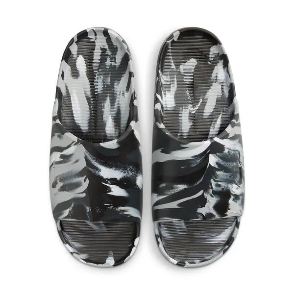 Nike Calm Slide Marble - Black/black/black