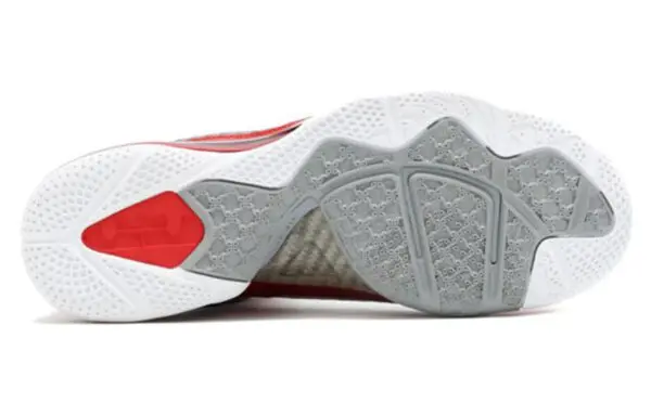 Nike Lebron 'ohio State' Athletic Sneakers - Red/white/wolf Grey