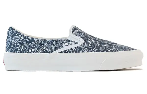 VANS Kith X Vault Og Classic Slip-on Lx "paisley - Blue/white