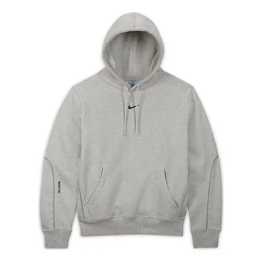Nike X Nocta Drake Cardinal Stock Logo Hoodie - Grey