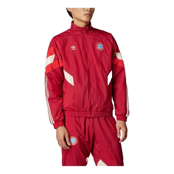 Adidas Fc Bayern Originals Track Top - Active Maroon