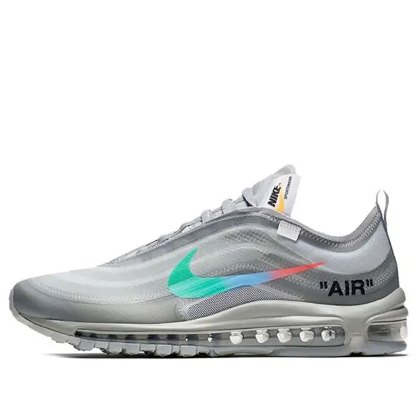 Nike X Off-white Air Max 97 "menta" Sneakers - Wolf Grey/white/menta