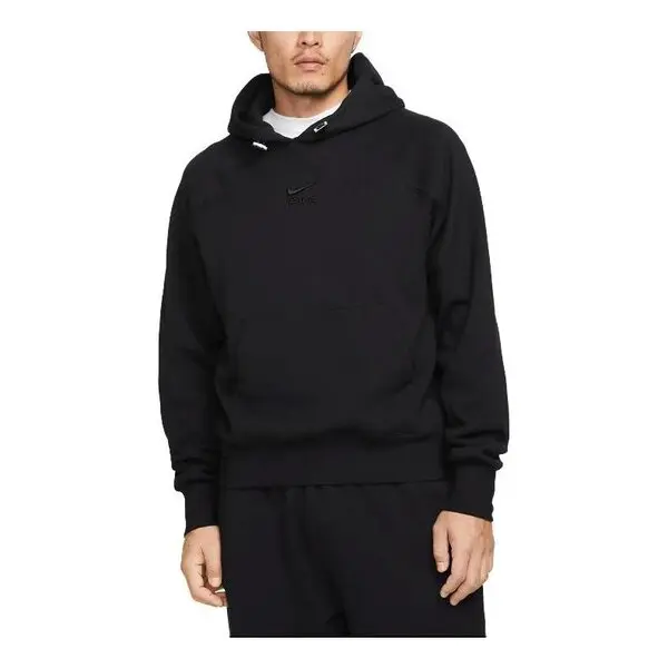 Nike Air French Terry Pullover Hoodie - Black