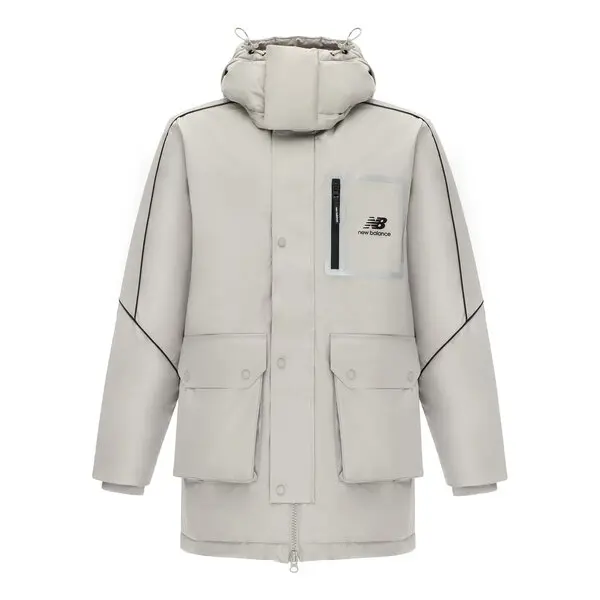 NEW BALANCE Sportswear Hooded Jacket - Grey/black