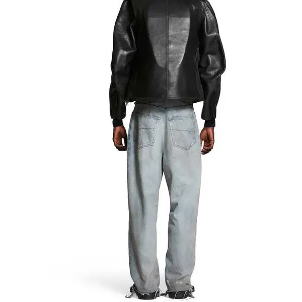 Balenciaga Baggy Fit Denim Trousers