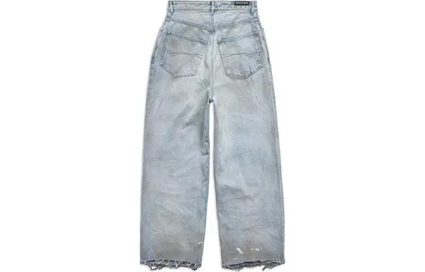 Balenciaga Baggy Fit Denim Trousers