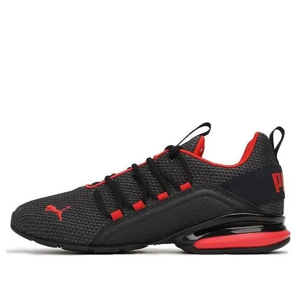 PUMA Axelion Ls Athletic Shoes - Black/red