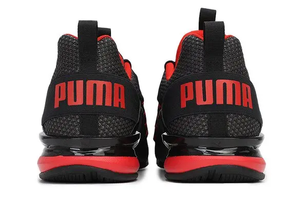 PUMA Axelion Ls Athletic Shoes - Black/red