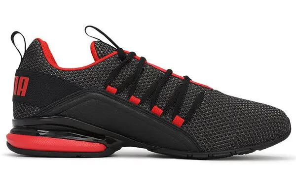 PUMA Axelion Ls Athletic Shoes - Black/red