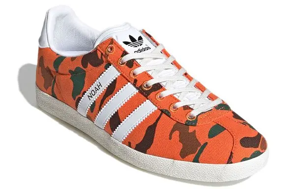 Adidas X Noah Gazelle Og 'orange Camo - Orange/black
