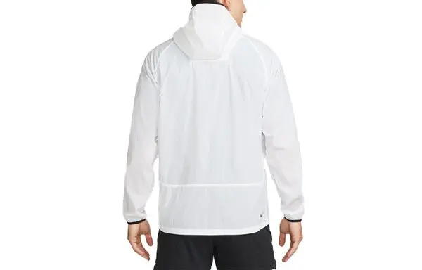 Nike Trail Aireez Lightweight Zip-up Hooded Jacket - White