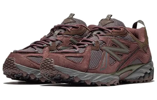 NEW BALANCE 610t 'truffle' Athletic Sneakers - Red/brown
