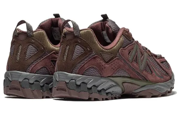 NEW BALANCE 610t 'truffle' Athletic Sneakers - Red/brown