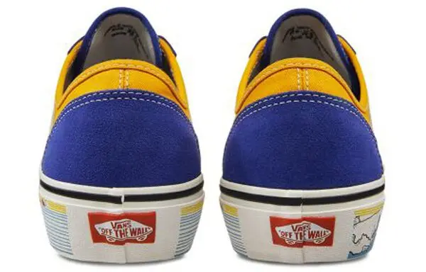 VANS Style 36 Decon Sf 'salt Wash' Low Top Sneakers - Blue/orange