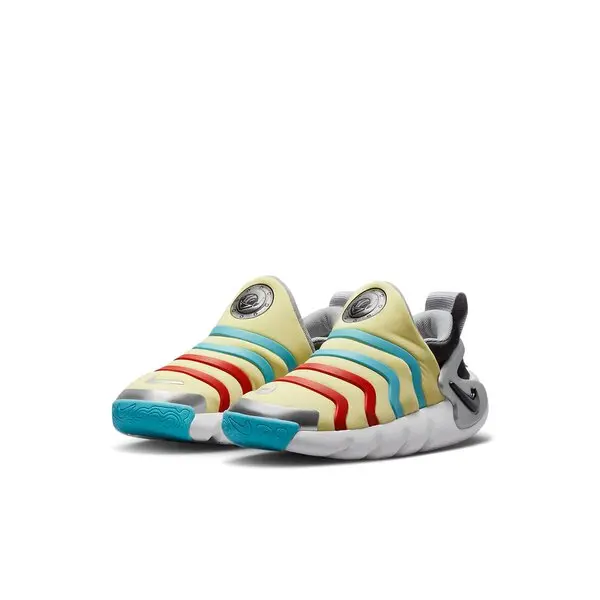 Nike Dynamo Go Se "lemon Chiffon Red Blue" Athletic Sneakers - Yellowblue