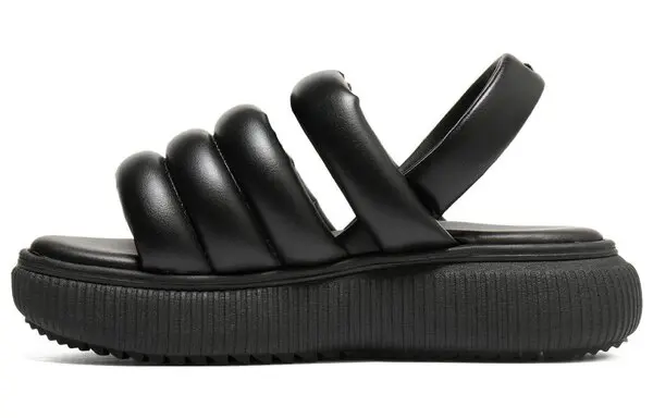 Onitsuka Tiger Padded Strappy Sandals - Black