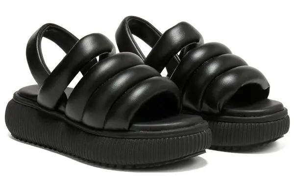 Onitsuka Tiger Padded Strappy Sandals - Black