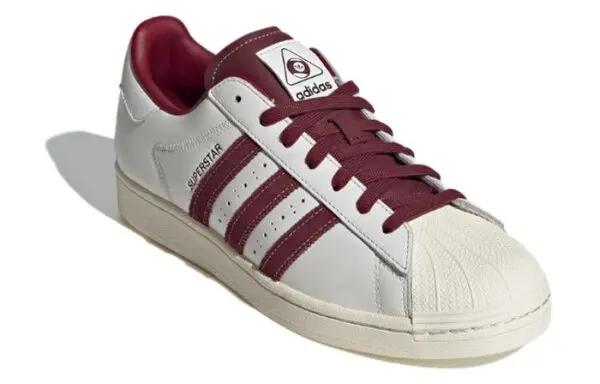 Adidas Superstar Sneakers - White/red