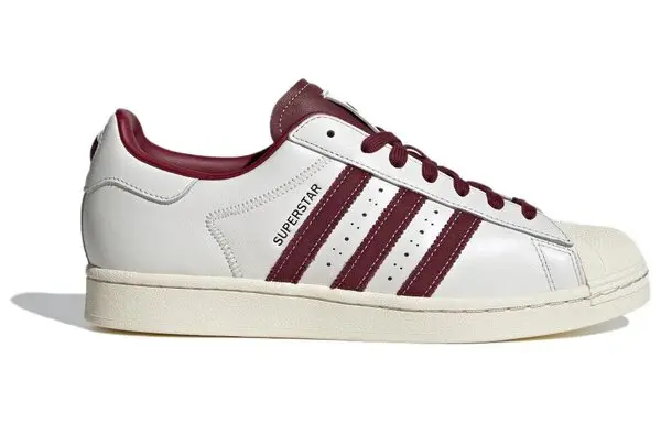 Adidas Superstar Sneakers - White/red