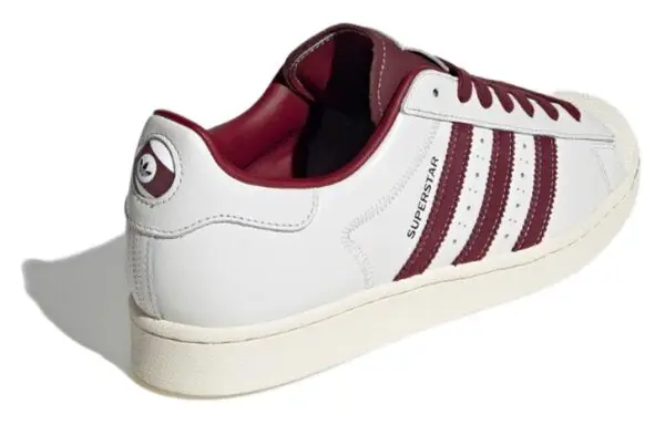 Adidas Superstar Sneakers - White/red