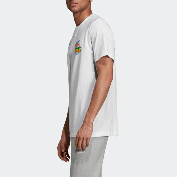 Adidas Originals Bodega Popsicle Back Printing Short Sleeve - White