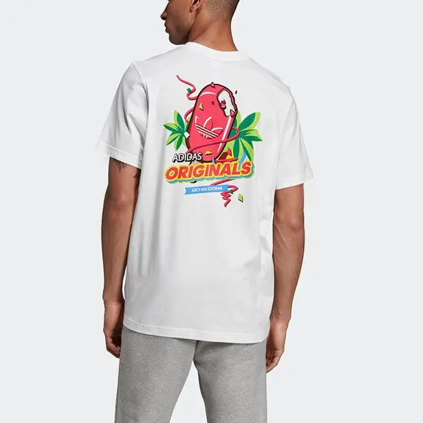 Adidas Originals Bodega Popsicle Back Printing Short Sleeve - White