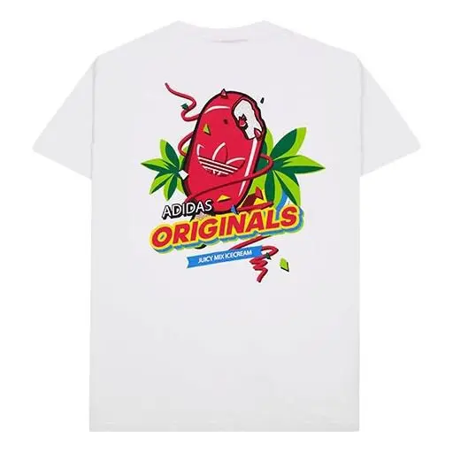 Adidas Originals Bodega Popsicle Back Printing Short Sleeve - White
