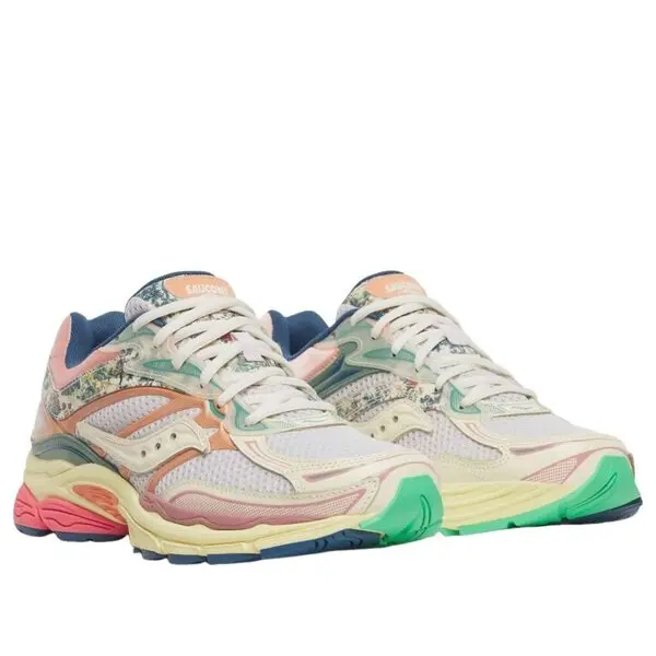 Saucony Progrid Omni "kissaten" Sneakers - Cream/multi-color