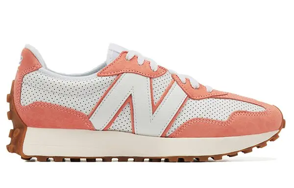 NEW BALANCE 327 Sneakers - White/pink