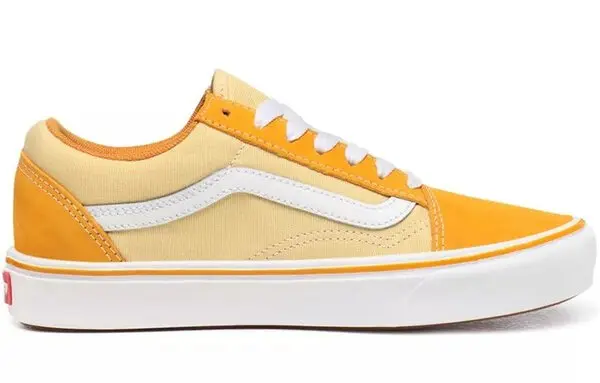 VANS Suede And Textile Comfycush Old Skool Sneakers - Yellow