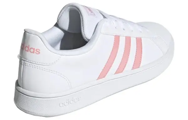 Adidas Grand Court Base Sneakers - White/pink