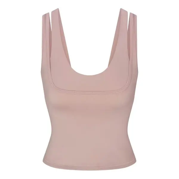 Nike X Skims Matte Double Strap Scoop Tank - Himalayan