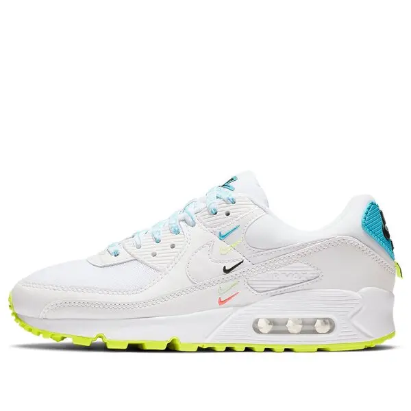 Nike Max 90 Se Worldwide Pack Sneakers - White/blue Fury/volt