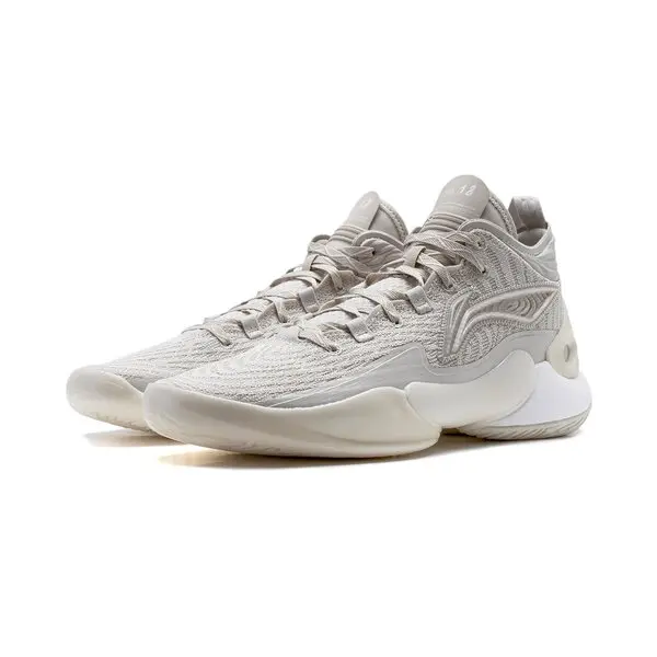 LI-NING Yushuai 18 High Top Sneakers - Grey/white