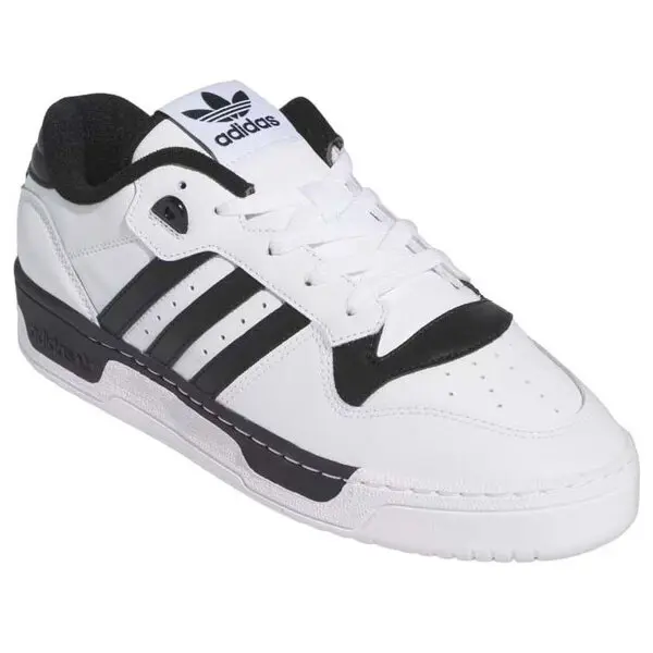 Adidas Rivalry Low Lux Sneakers - Cloud White/core Black/cloud White