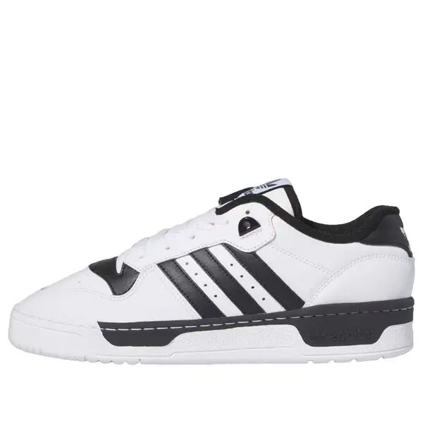 Adidas Rivalry Low Lux Sneakers - Cloud White/core Black/cloud White