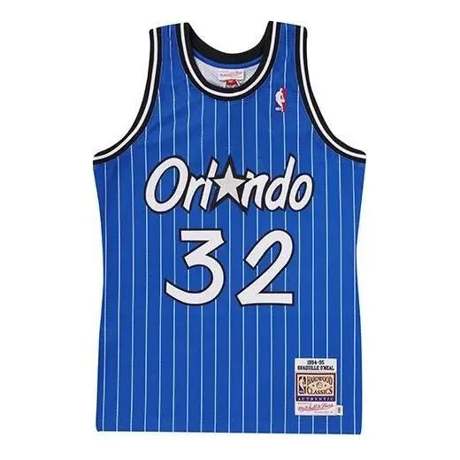 Mitchell & Ness Nba Orlando Magic Road 1994-95 Shaquille O'neal Jersey - Blue