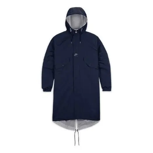 Nike X Kim Jones Crossover Reversible Hooded Jacket - Bluewhite