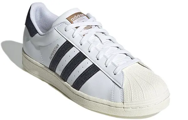 Adidas Originals Superstar Sneakers - White/blue