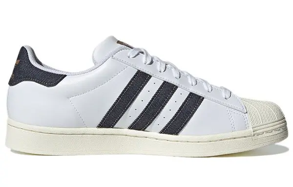 Adidas Originals Superstar Sneakers - White/blue